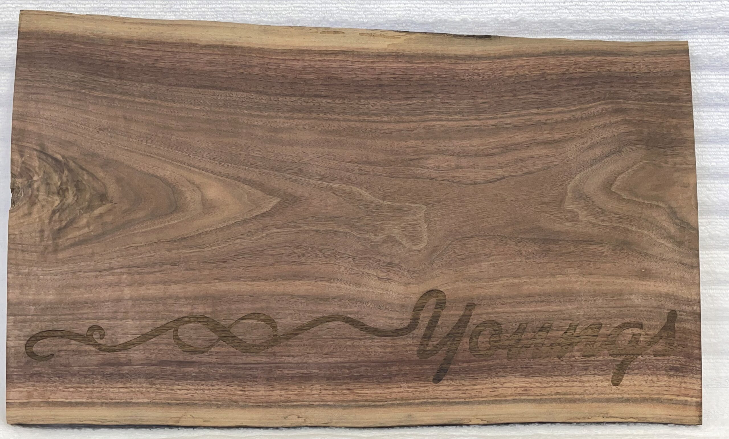 Engraved Walnut Cutting Boards - Focused Laser Works