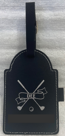 Engraved Golf Bag Tag - Focused Laser Works