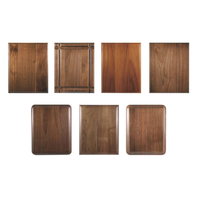 Genuine Walnut Plaques - Focused Laser Works