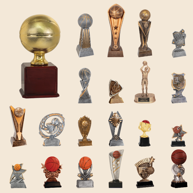 Engraved Basketball Awards - Focused Laser Works