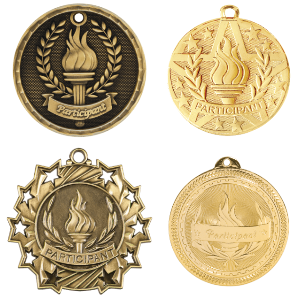 Engraved Participant Medals - Focused Laser Works