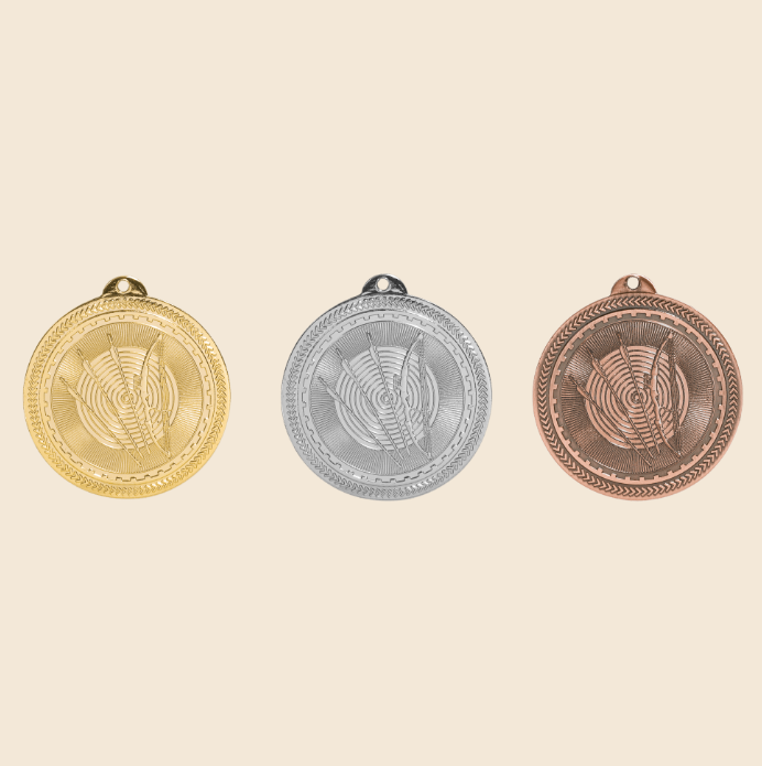 Engraved Archery Medals - Focused Laser Works