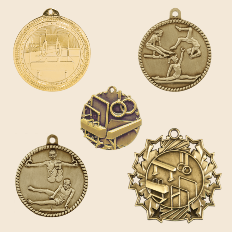 Engraved Gymnastics Medals - Focused Laser Works